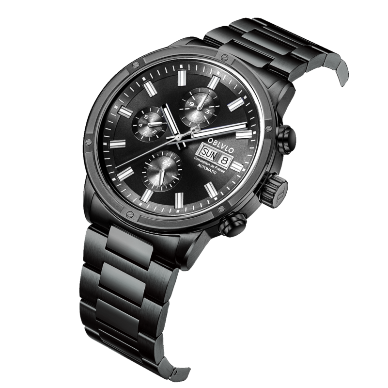 OBLVLO CM Series Mens Designer Watches Automatic Watch CM-BBB